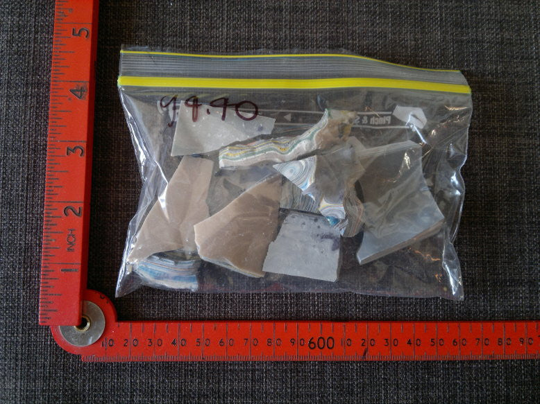 Fordite Detroit agate 94 grams lapidary rough raw chips – Scale Solutions